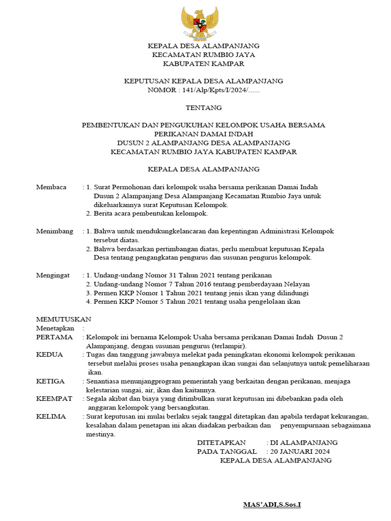 Proposal Perikanan | PDF