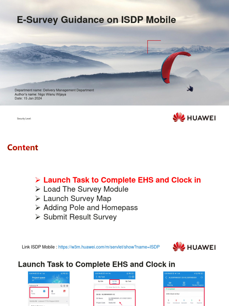 E-Survey ISDP Mobile | PDF