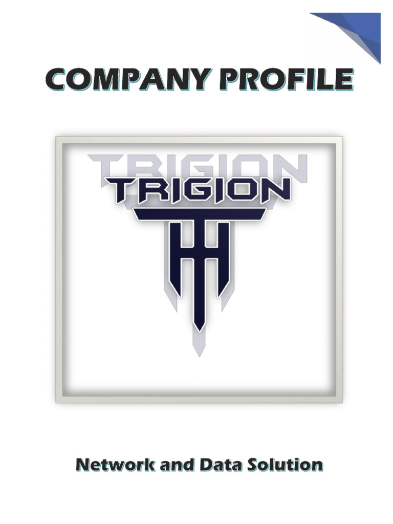 Company Profile Trigion Network and Data Solution | PDF | Computer Network | Makati