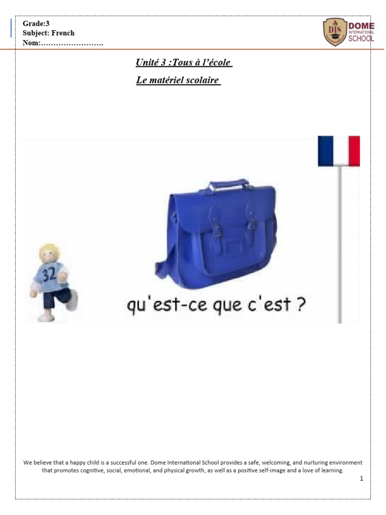 Fiche 1 GR3 Week 1 T2 | PDF