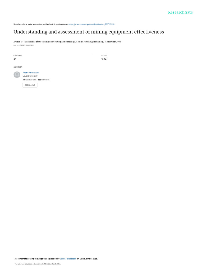 OEE | PDF | Reliability Engineering | Performance Indicator