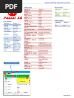 Turbo C++ Shortcuts | PDF | Keyboard Shortcut | Menu (Computing)