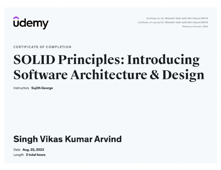 UC-SOLID Principles | PDF