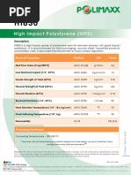 HIPS Plastic Properties Data Sheet | PDF