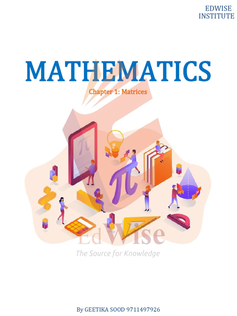 Matrices | PDF | Matrix (Mathematics) | Functions And Mappings