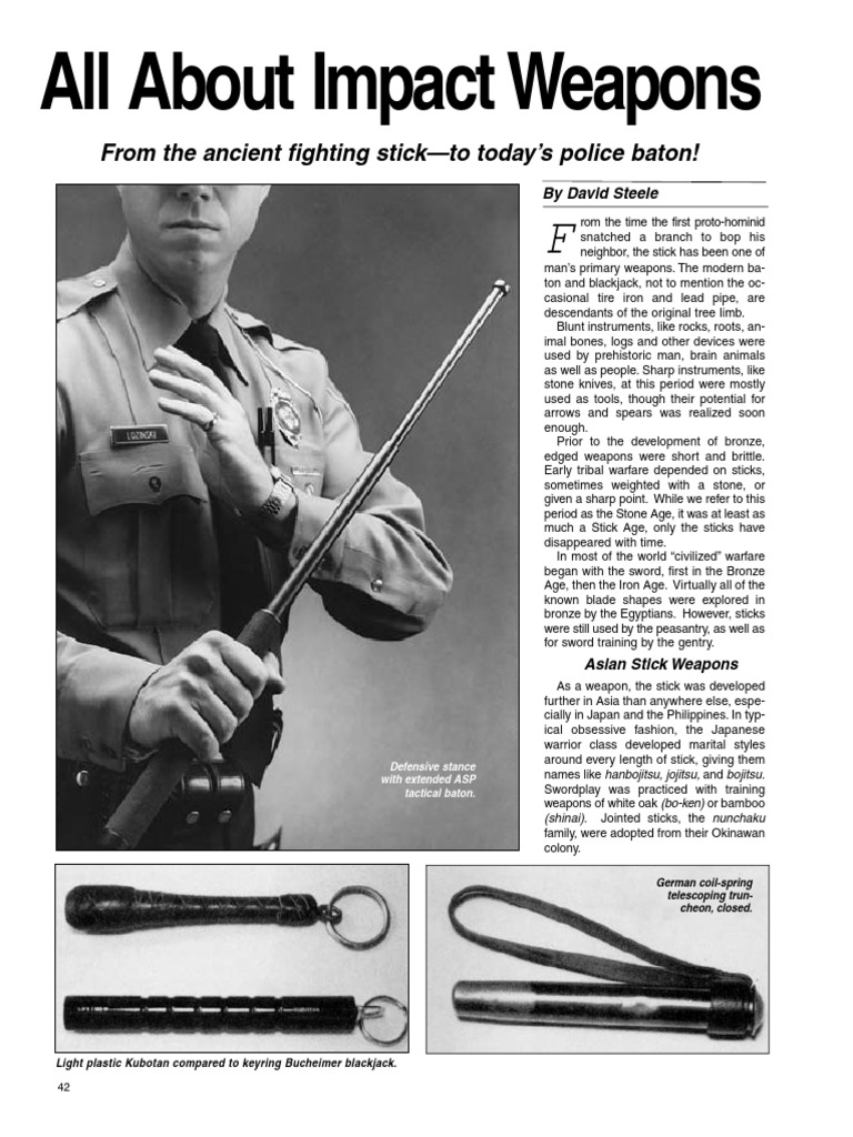 All About Impact Weapons | PDF | Melee Weapons
