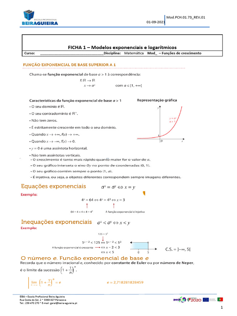 Ficha1 - Modelos Exponenciais | PDF