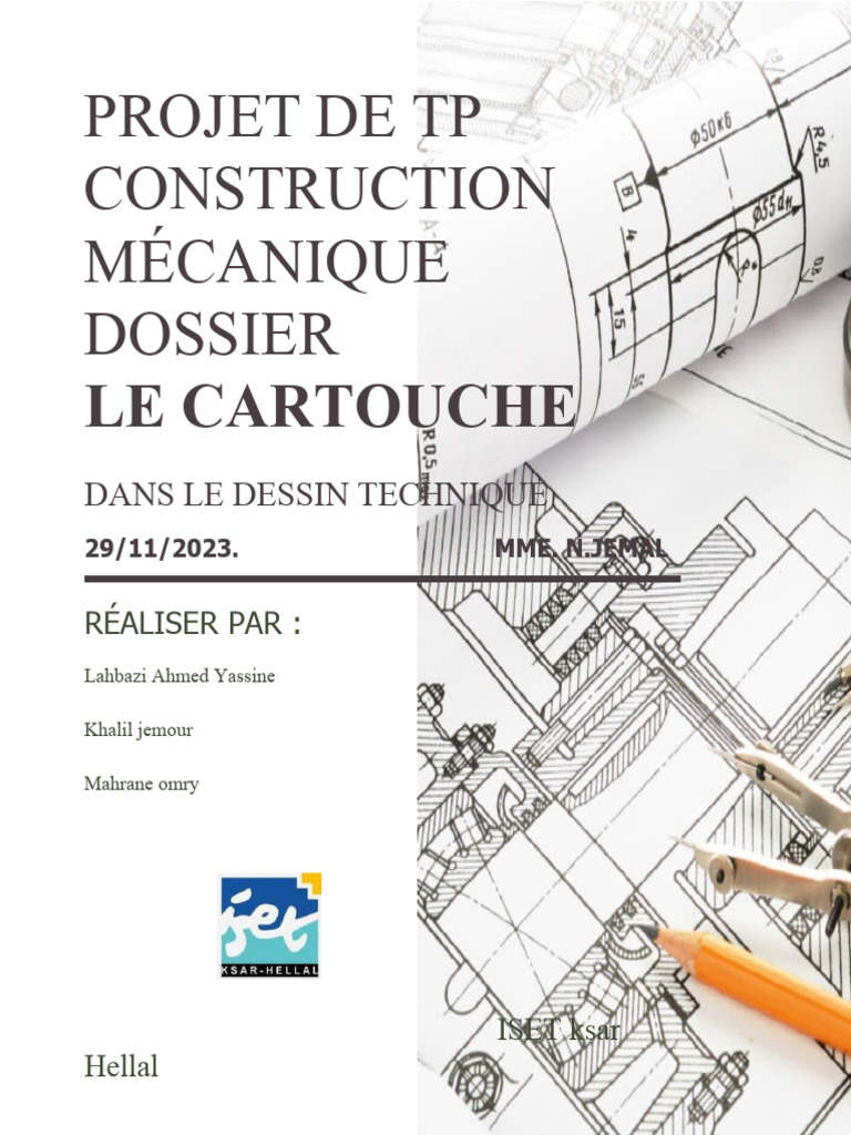 Guide du Cartouche en Dessin Technique | PDF | Dessin technique