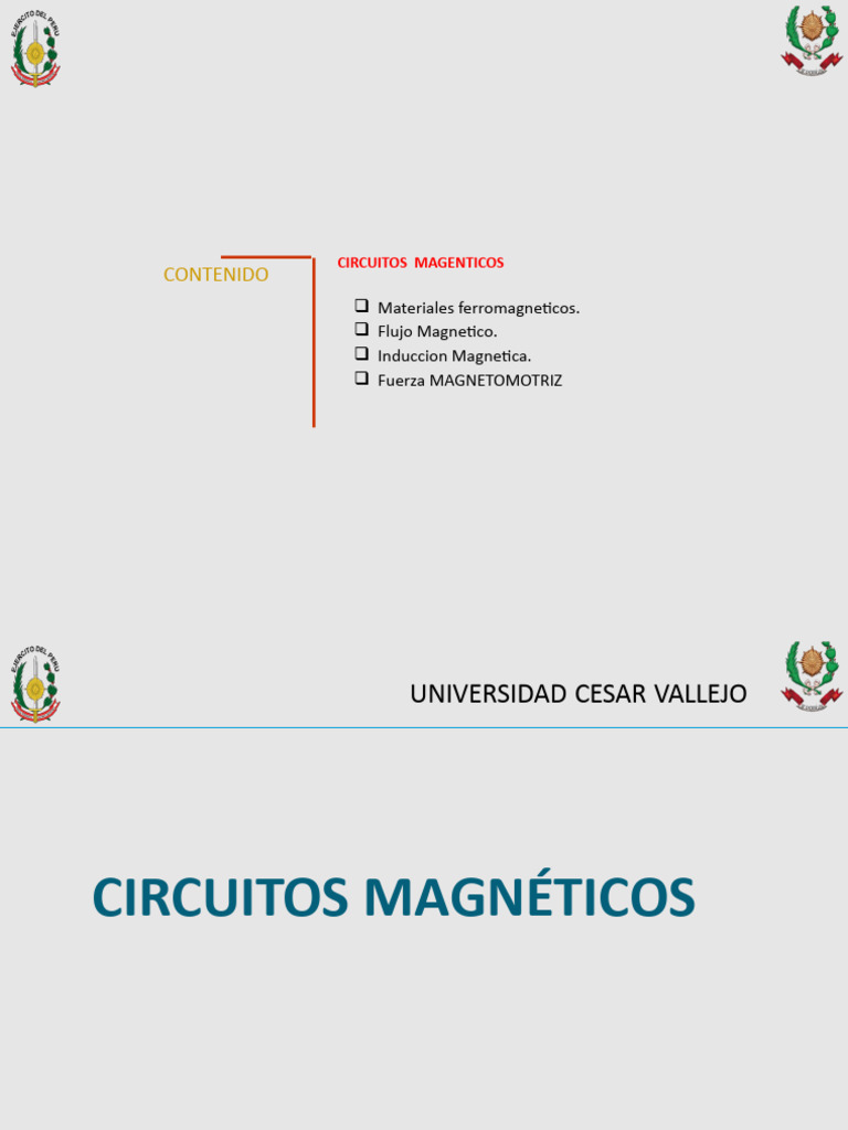 Sesion 3 Circuitos Magneticos | PDF | Campo magnético | Inductor