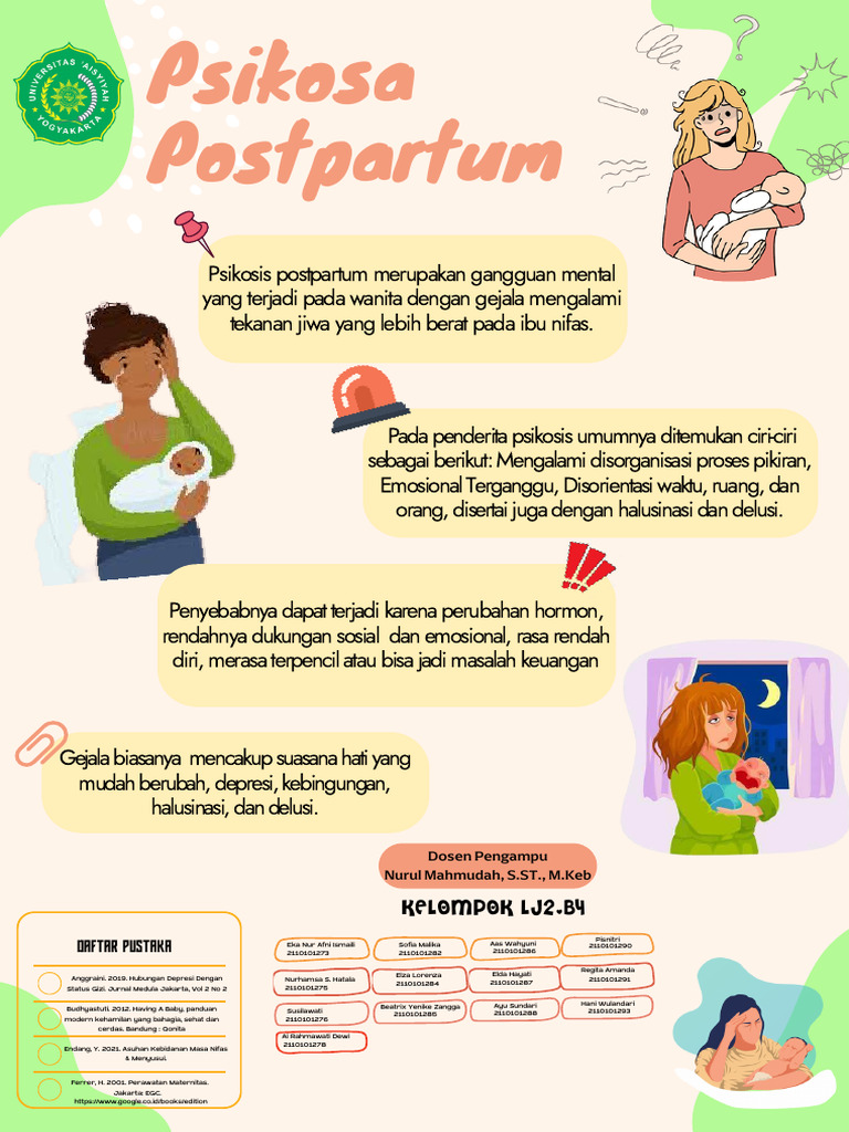 b4 Poster Kesehatan Mental-masa Nifas | PDF