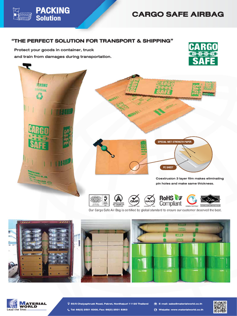 Cargo Safe Air Bag | Download Free PDF | Cargo | Manufactured Goods