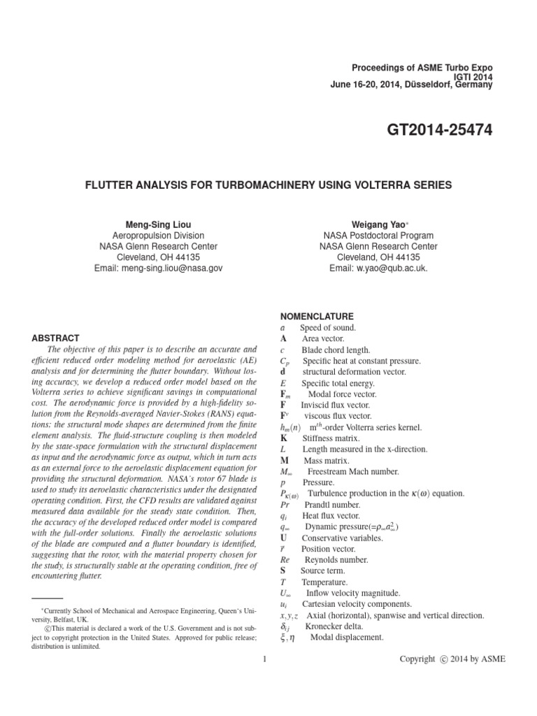 Flutter Analysis | PDF