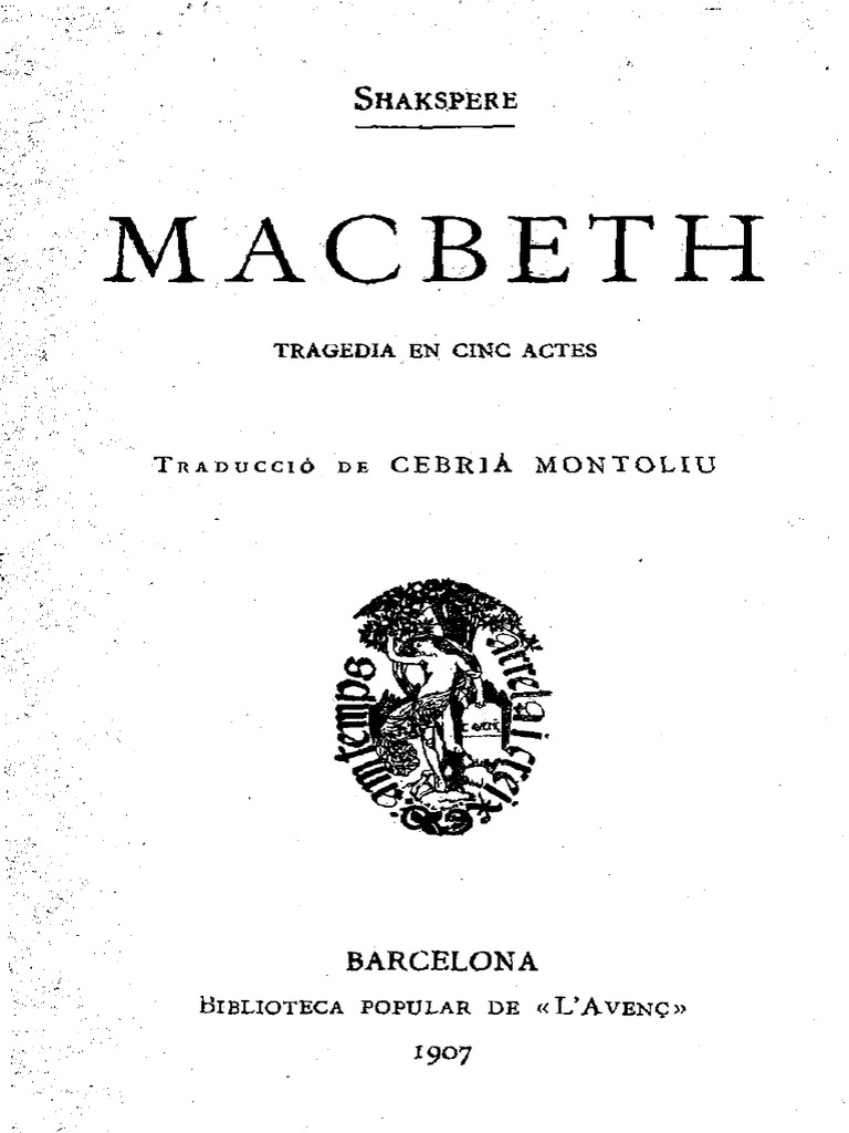 Macbeth (Català) - Shakespeare | PDF