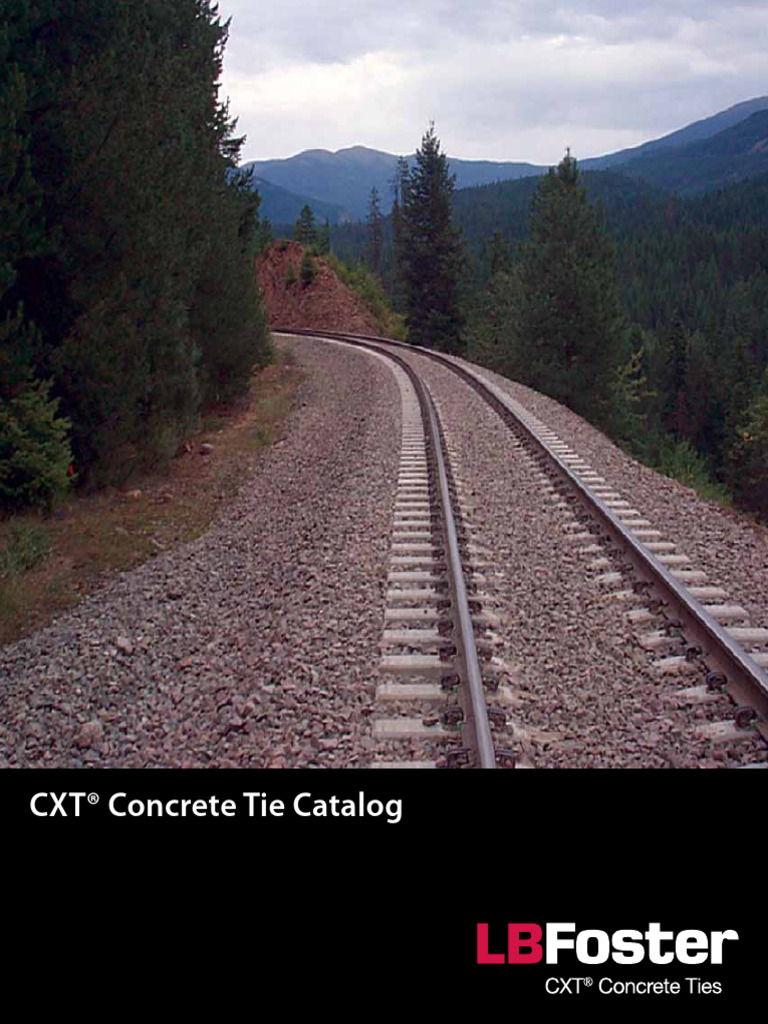 CXT® Concrete Tie Catalog - CXT Concrete Ties | PDF | Concrete | Steel
