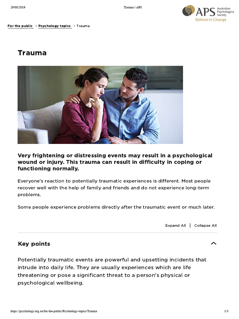 Trauma - APS | PDF