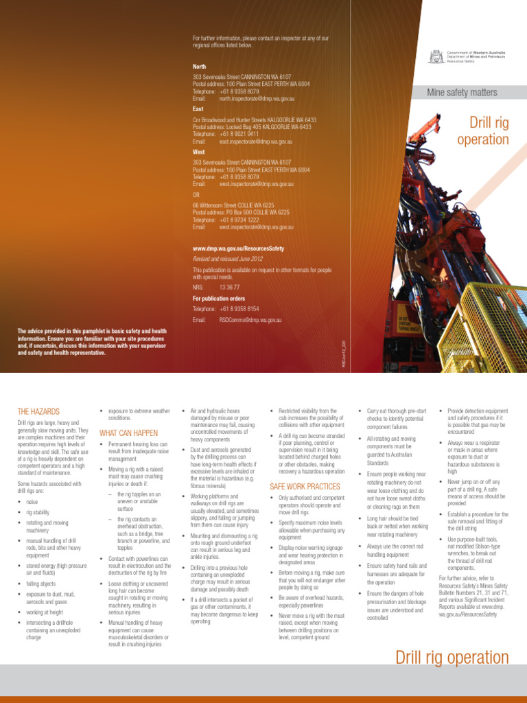 MSH MSM P DrillRigOperation | PDF | Drilling Rig | Drill