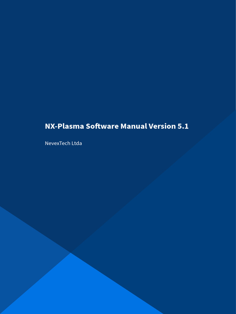 Nx-Plasma Software Manual | PDF