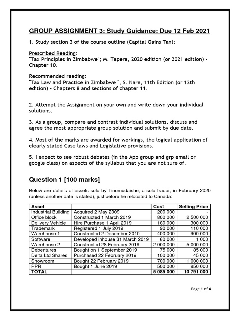 CGT Assignement | PDF | Taxes | Economies