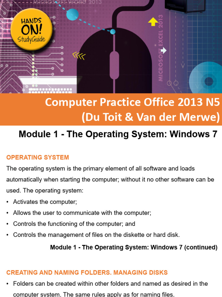 N5 Computer Guide Practice Du Toit | Download Free PDF | Computer File | Microsoft Word