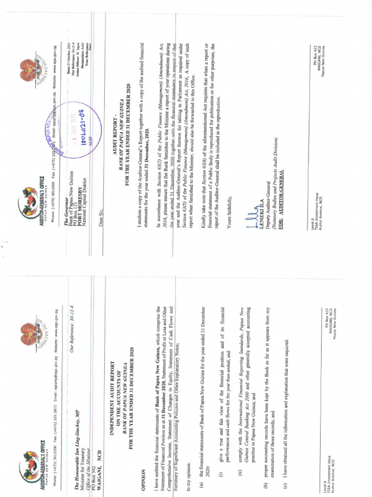 2020 Financial Statements Audited Certified | PDF