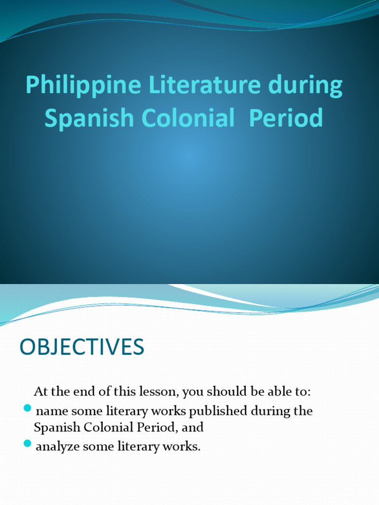 Philippine Literature in Spanish Era | PDF | Philippines