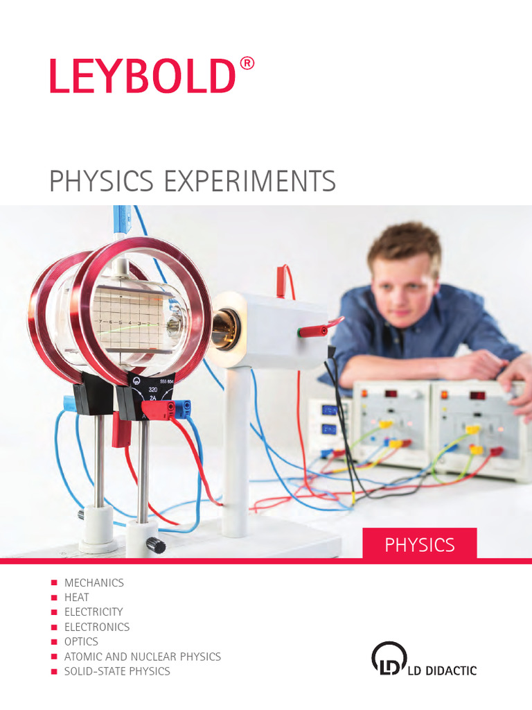 Leybold Physics Experiments Catalog | PDF | Waves | Force