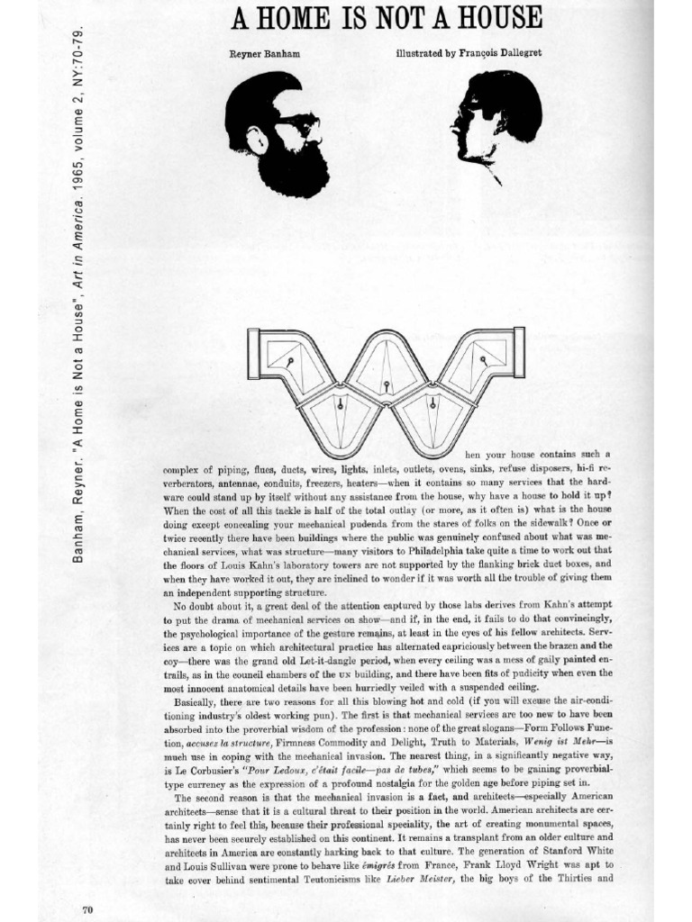 Banham - A Home Is Not A House | PDF