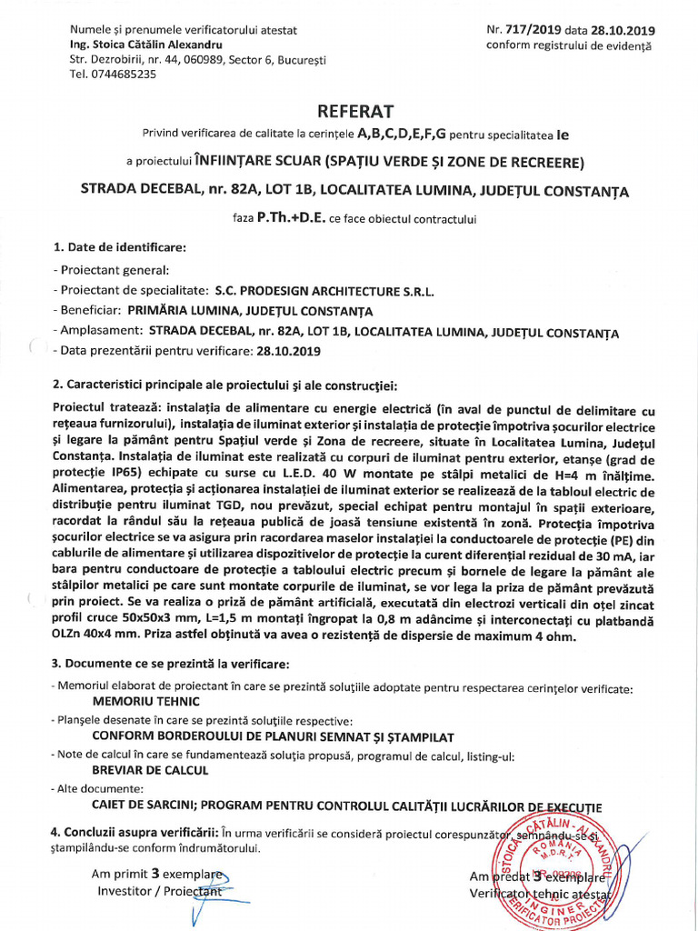 4.Instalatii-electrice-PT Model | PDF