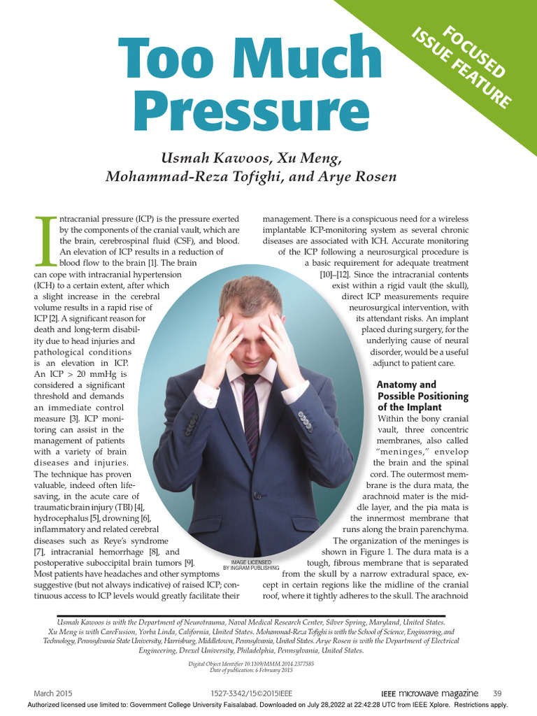 9.2015-MAG-Too Much Pressure Wireless Intracranial Pressure Monitoring ...