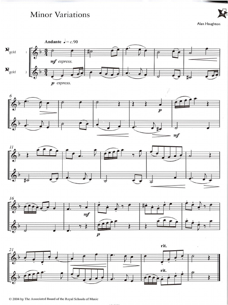 Minor Variations | PDF