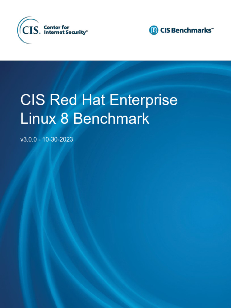 CIS Red Hat Enterprise Linux 8 Benchmark v3.0.0 | PDF | Password | Sudo