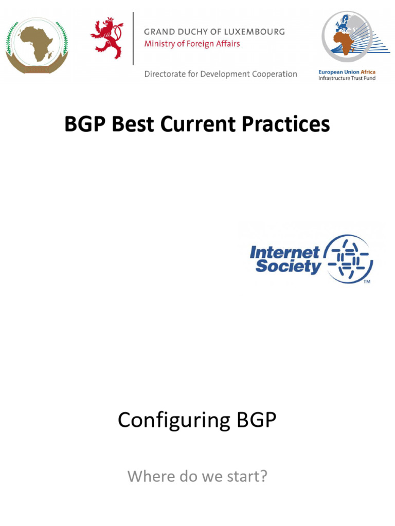 Doc Session - 6 2 - BGP - Best Current Practices | PDF | Ip Address | I Pv6