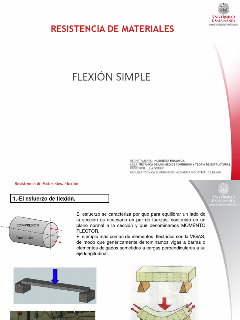 Capítulo 5. - Flexión Simple | PDF | Viga (Estructura) | Resistencia de materiales