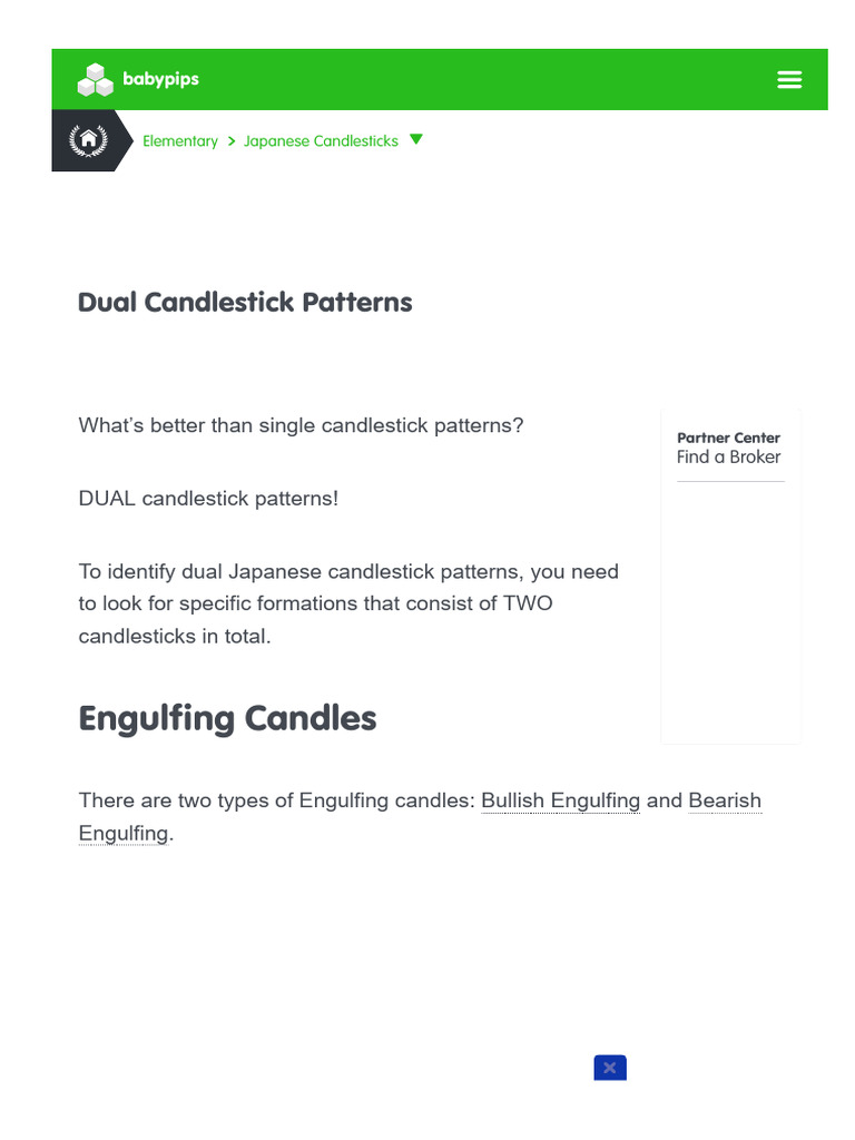 Learnforexdouble Trouble Dual Candlestick Patterns | PDF | Market Trend ...