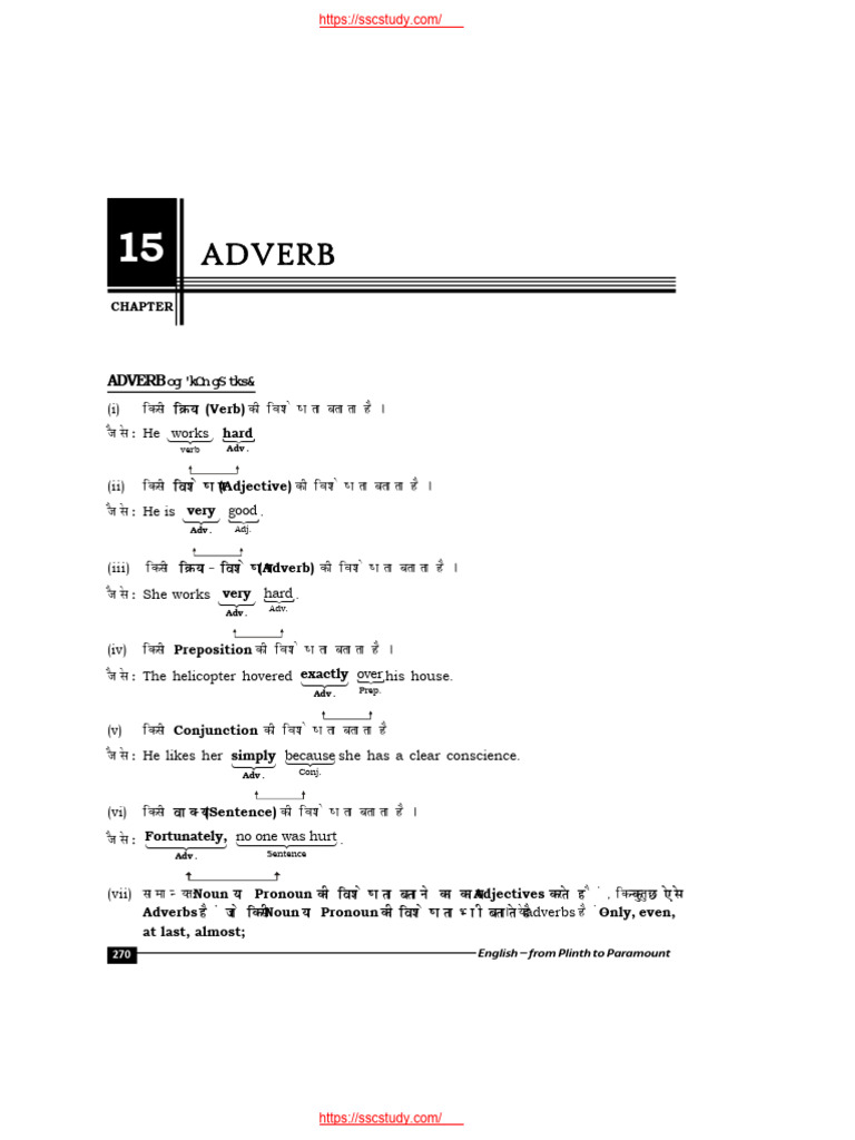 Adverb | PDF | Adverb | Language Mechanics