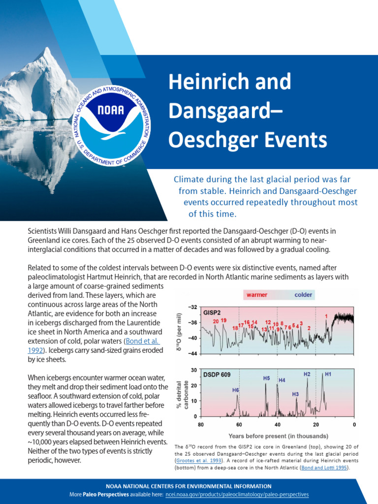 2 Heinrich and Dansgaard-Oeschger Events - Final-OCT 2021 | PDF ...