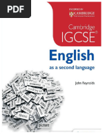 Cefr Levels For Cambridge Igcse English Language As A Second Language ...
