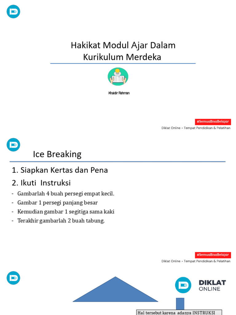DAY 3 - Mengenal Lebih Jauh Hakikat Modul Ajar Dalam Kurikulum Merdeka Belajar | PDF