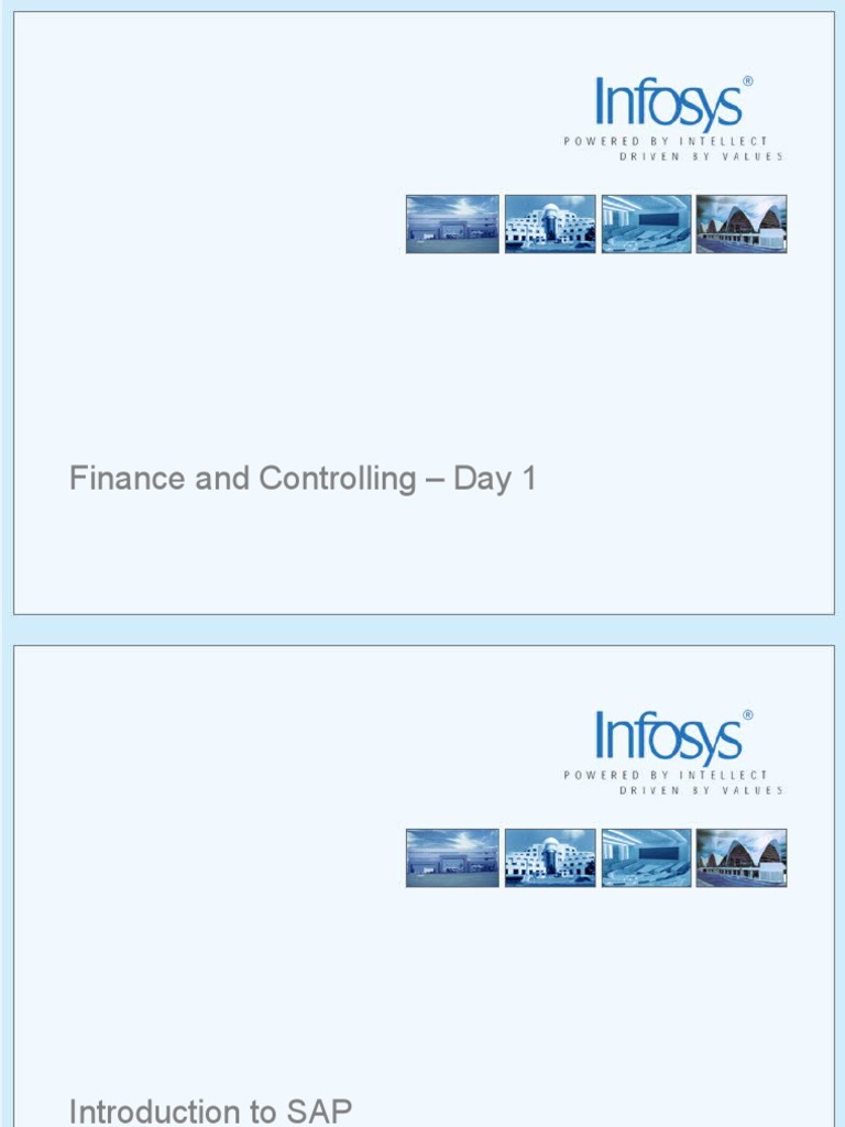 Introduction To SAP From Infosys | PDF