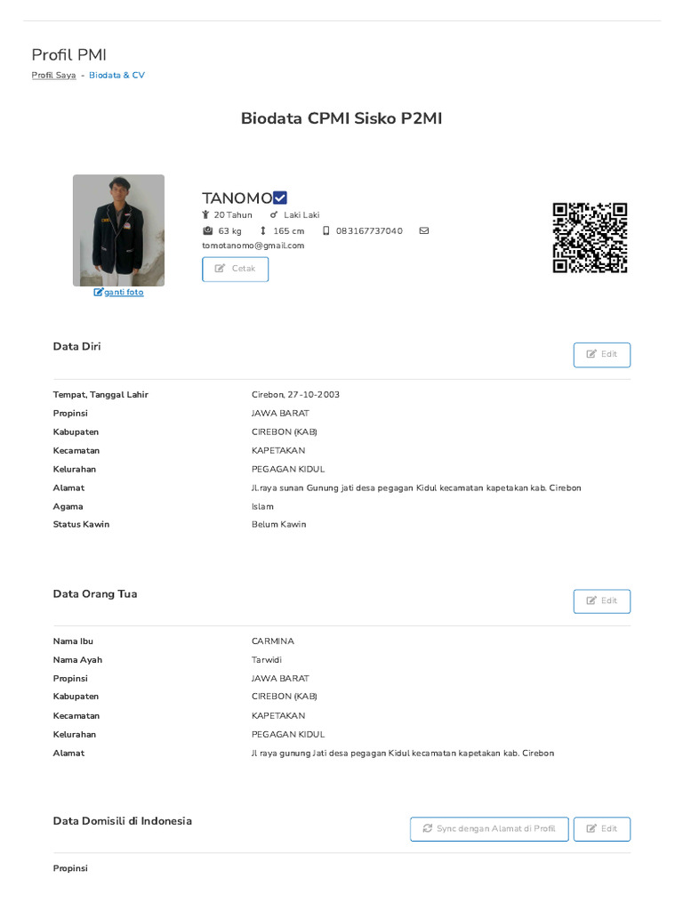 Siskop2mi - Profil - Pmi - Profil Pmi | PDF