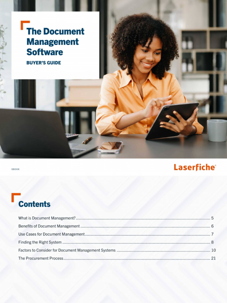 The Document Management Software Buyers Guide 2308 | PDF | Software As A Service | Subscription ...