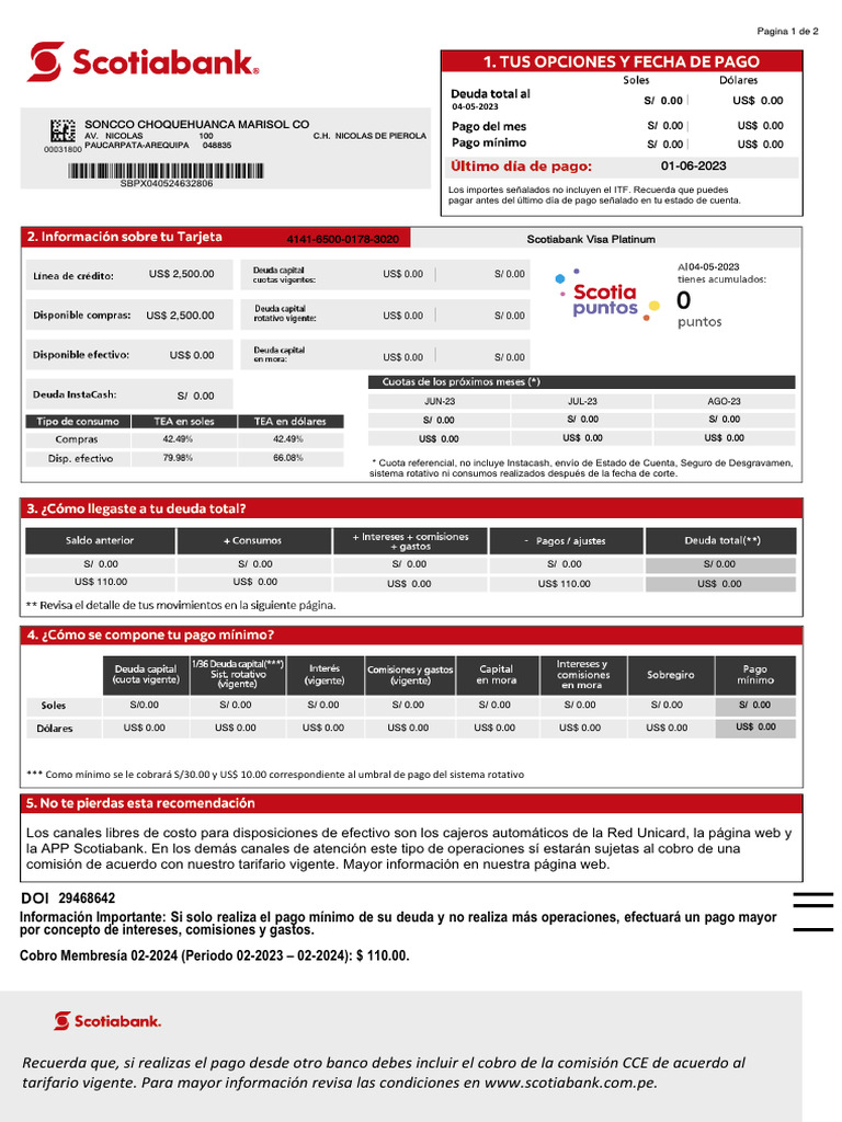 EST-CTA-TC Mayo 20231705416996170 | PDF | Deuda | Dinero