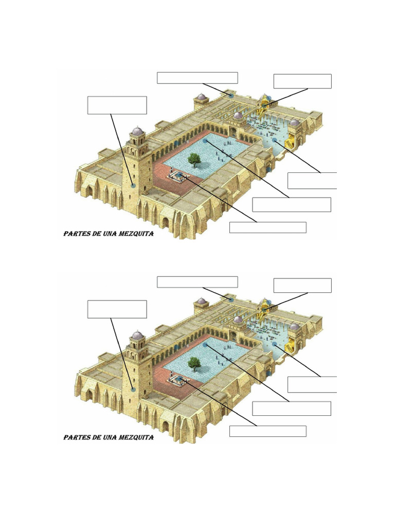Partes De La Mezquita Para Completar Pdf