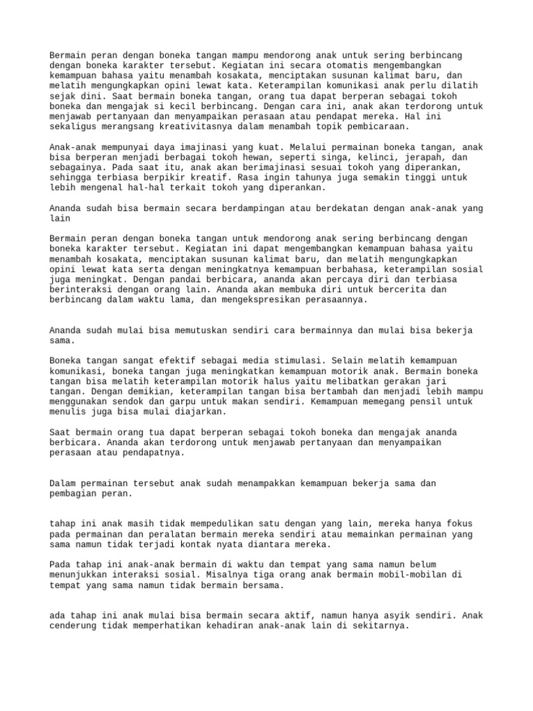 Narasi Main Peran | PDF