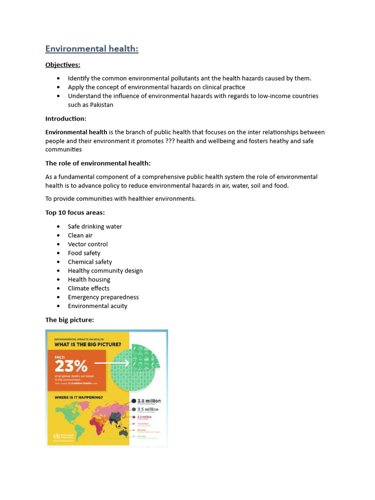 Environmental Health | PDF