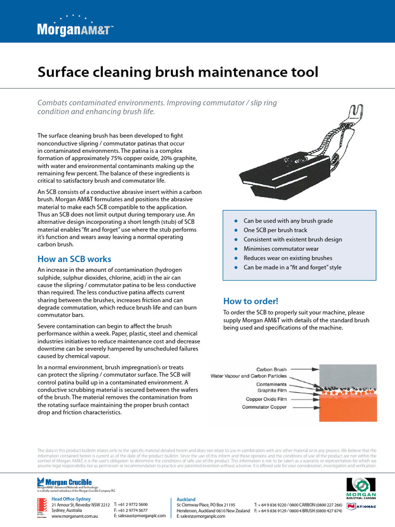 Surface Cleaning Brush Maintenance Tool | PDF | Wear | Carbon