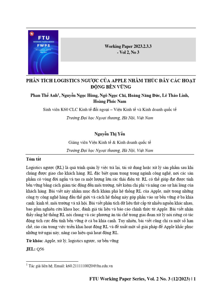 FWPS Vol 2 No 3 Paper 3 | PDF