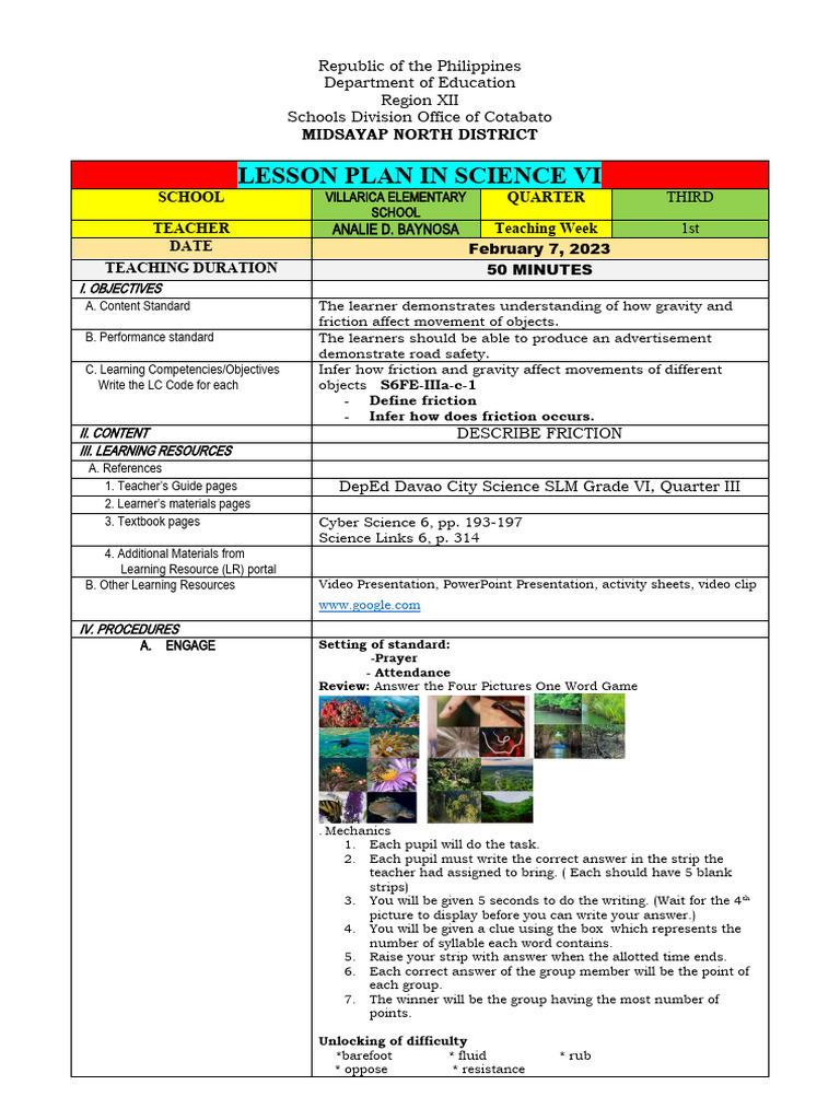 DLP Science | PDF | Friction | Force