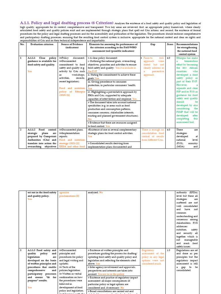 A Sample Example of A Completed Tool | PDF | Policy | Ethiopia