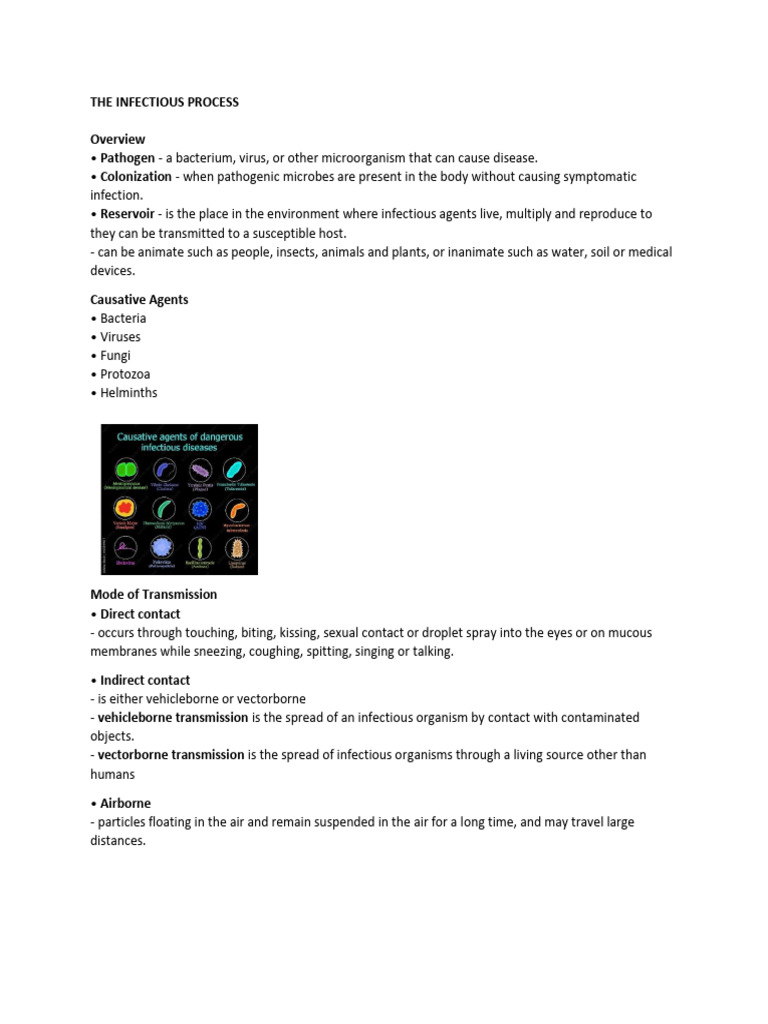 The Infectious Process | PDF | Infection | Pathogen